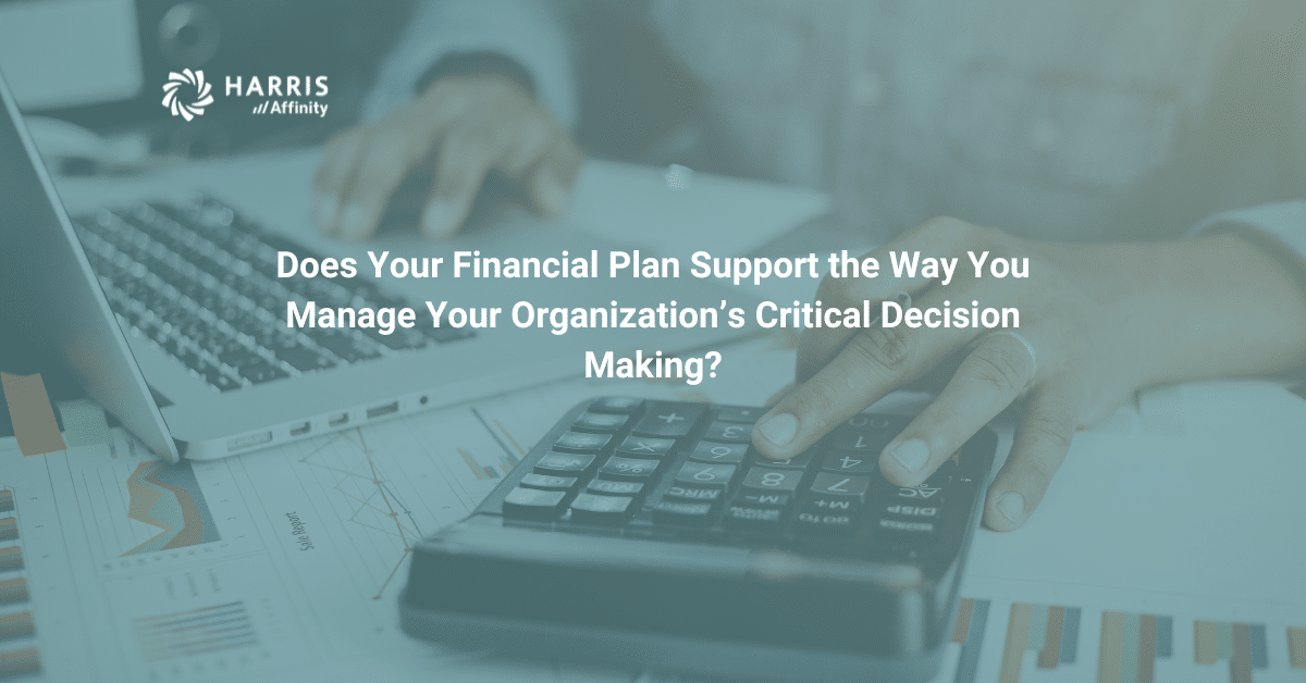 Support Financial Decision Making in Healthcare Organizations